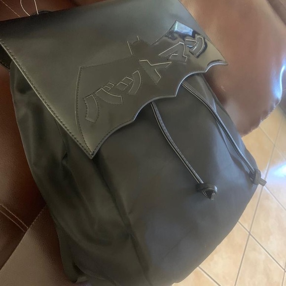 Bags | Batman Backpack With Japanese Letters | Poshmark